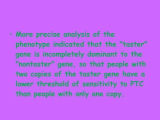 Ptc gene background information | PPT