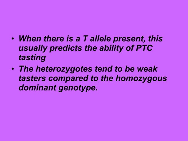 Ptc gene background information