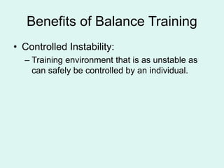 PT Ch. 9 Balance-stabilityTraining Concepts.ppt