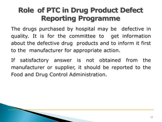 PTC & Hospital Formulary | PPT