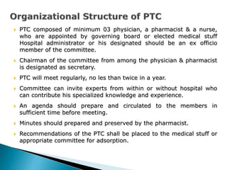 PTC & Hospital Formulary | PPT