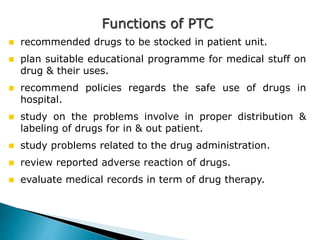 PTC & Hospital Formulary | PPT