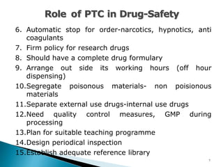 PTC & Hospital Formulary | PPT