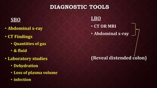 intestinal obstruction | PPTX