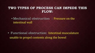 intestinal obstruction | PPTX