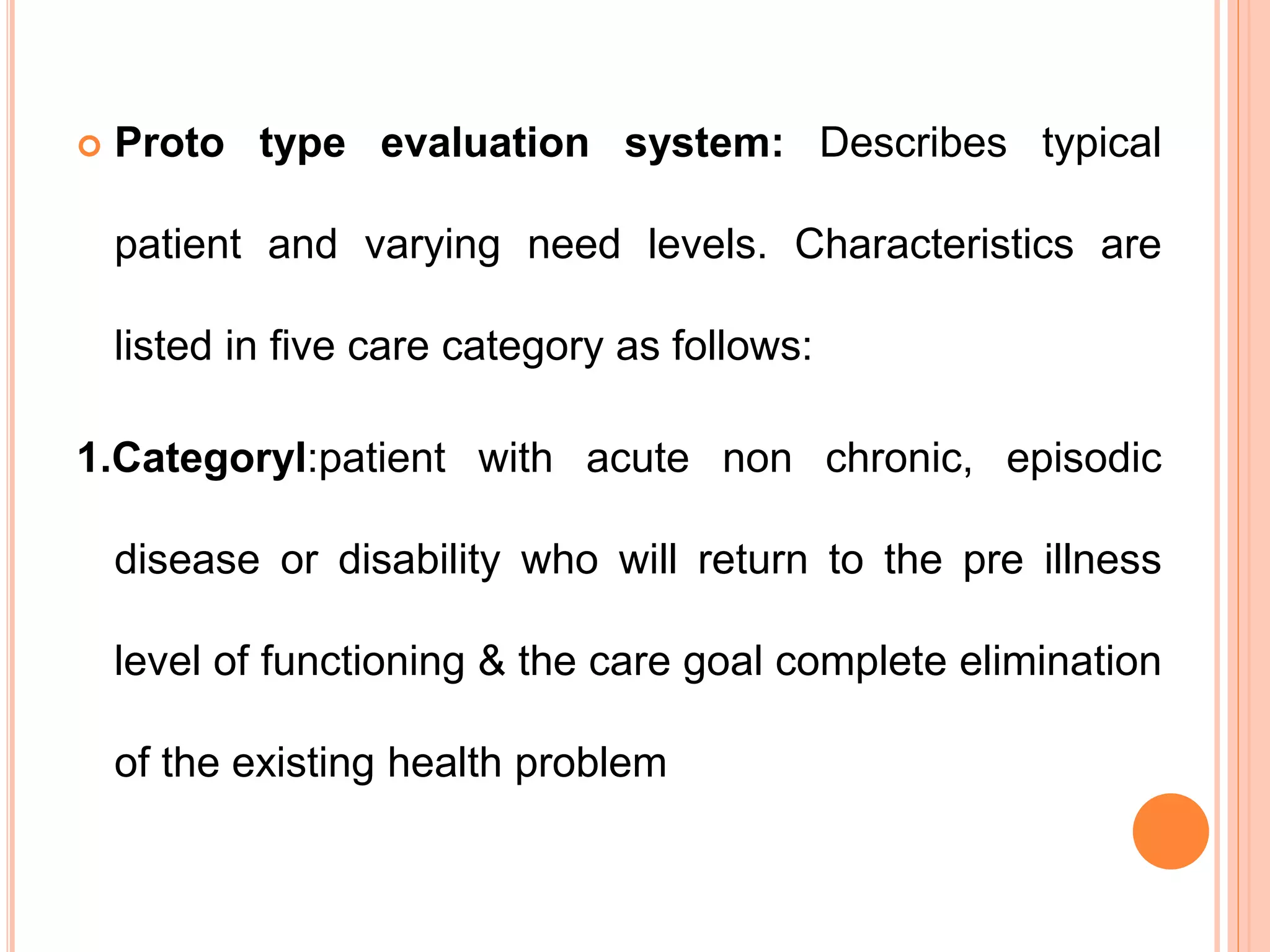 Patient classification | PPTX
