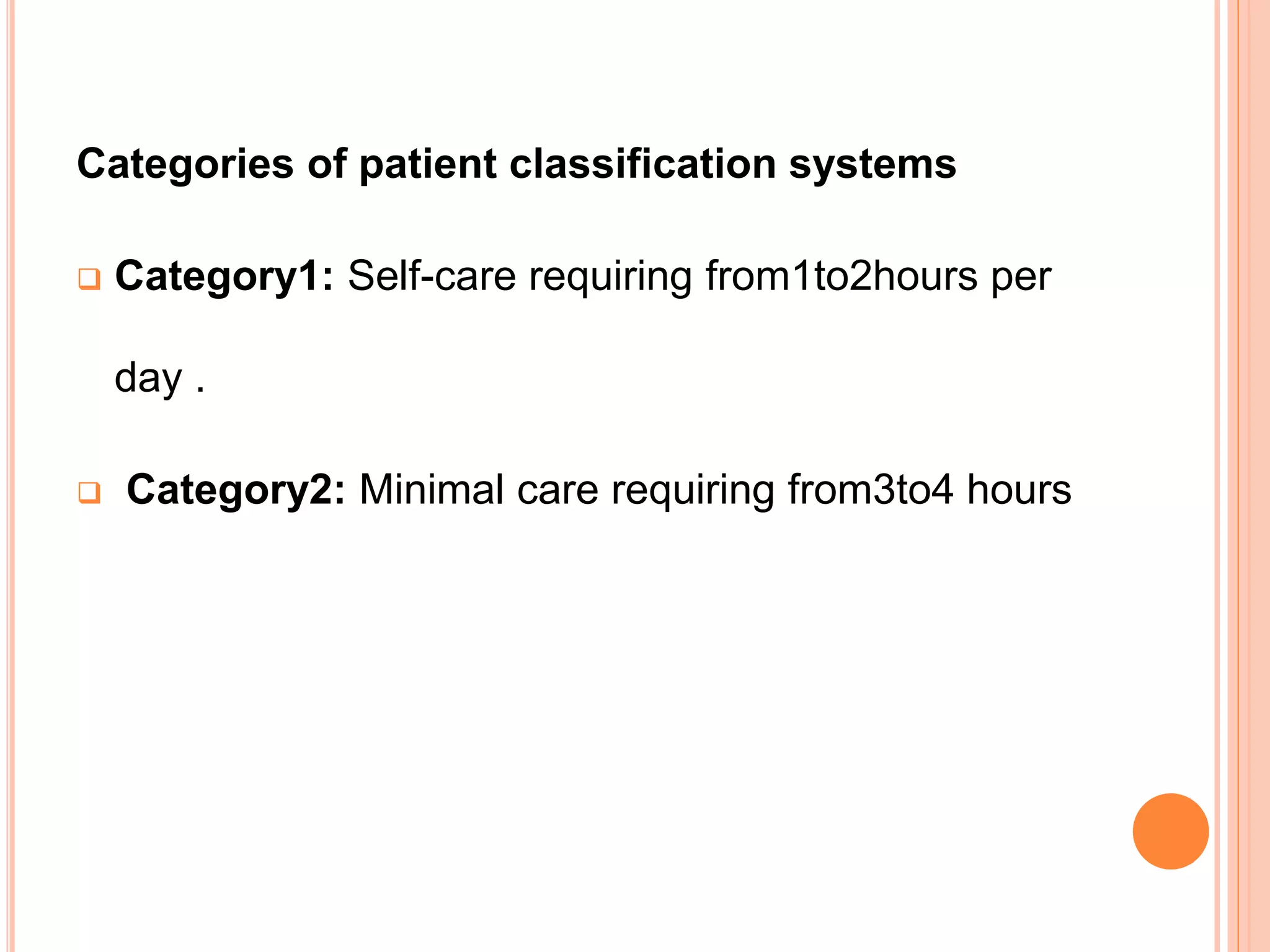 Patient classification | PPTX