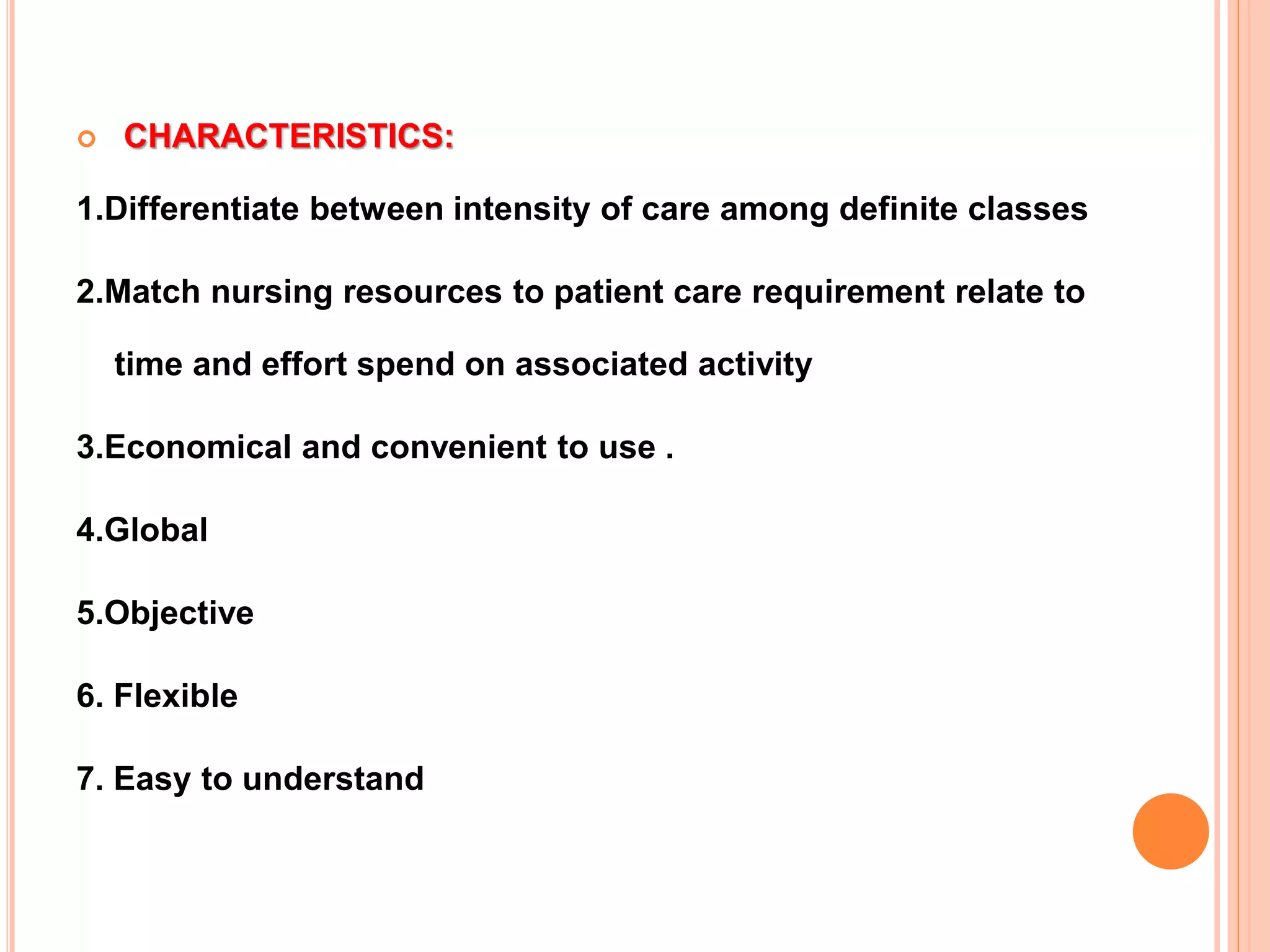 Patient classification | PPTX