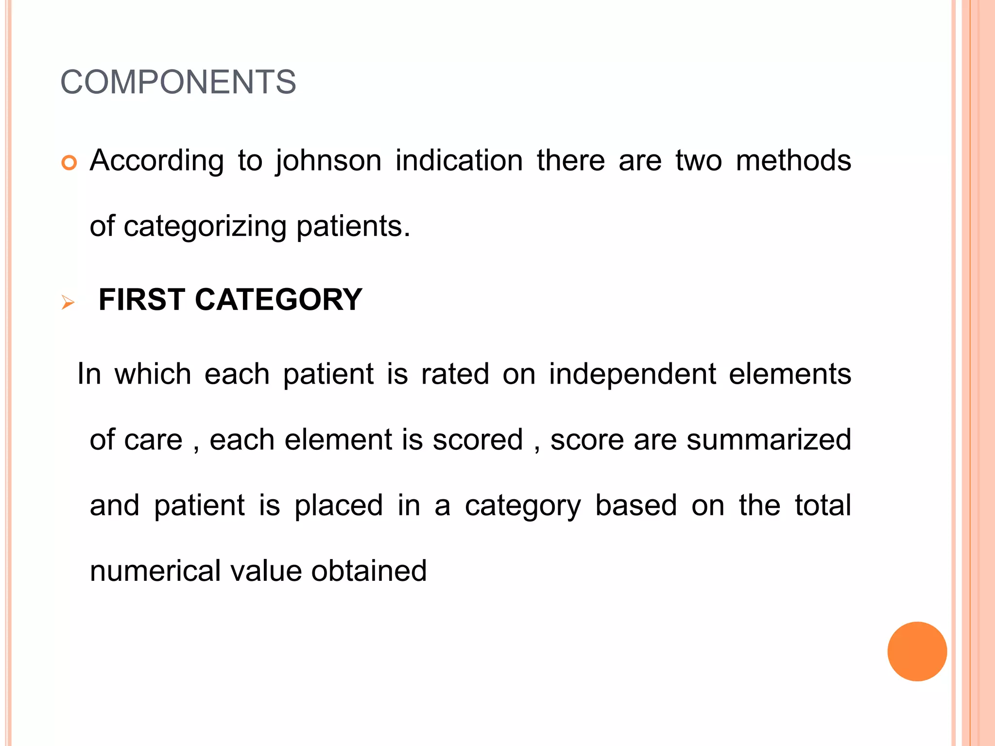 Patient classification | PPTX