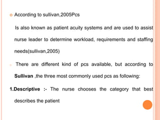 Patient classification | PPTX