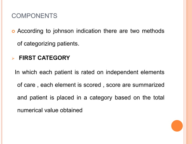 Patient classification | PPTX | Desktops | Computing