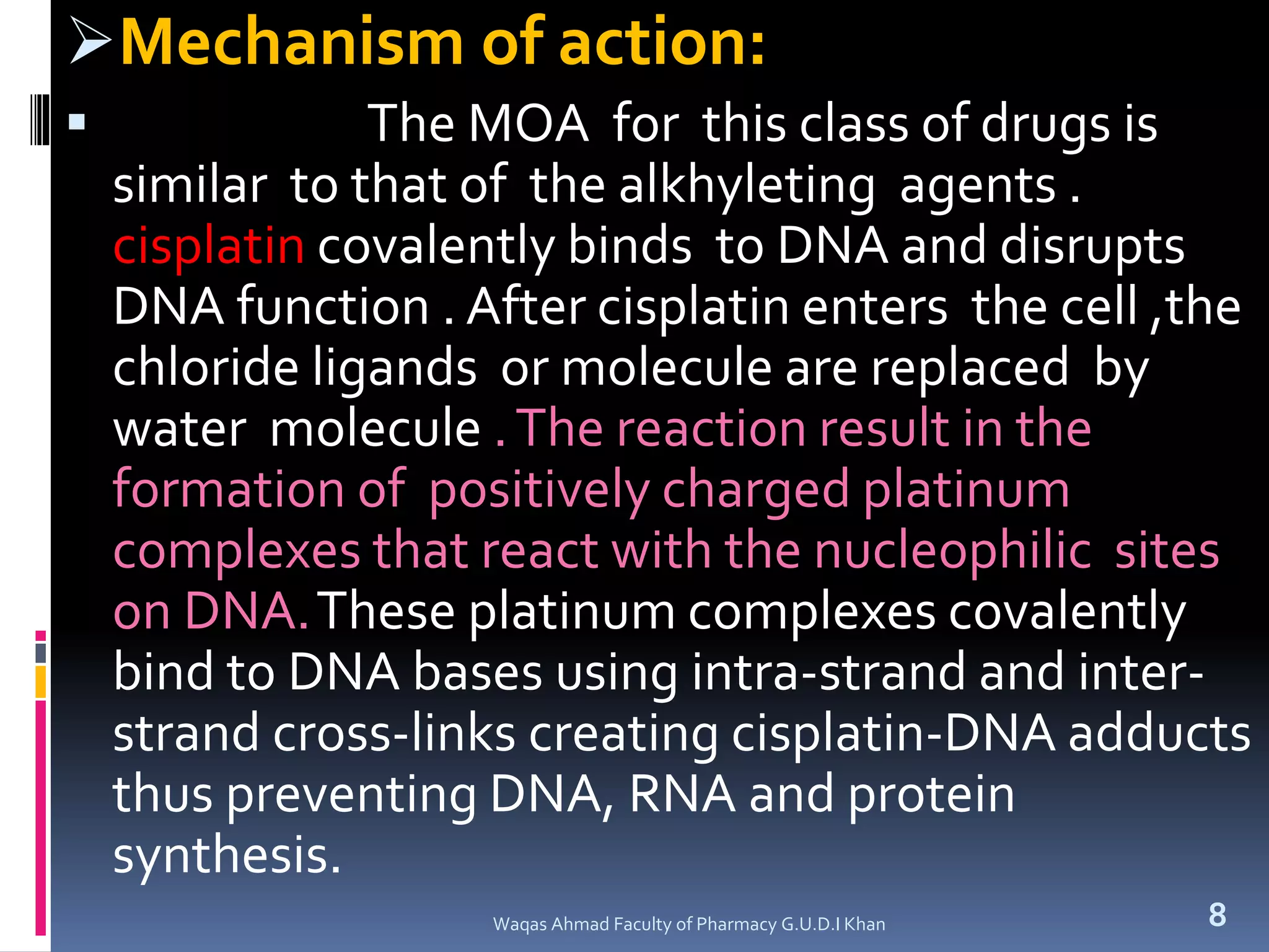 platinum containing compounds | PPTX