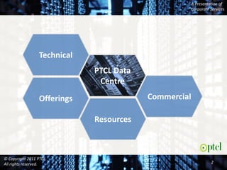 Ptcl Data Centre | PPTX