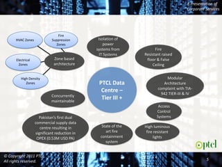 Ptcl Data Centre | PPTX