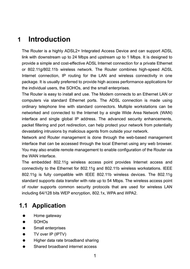 Ptcl Modem User Manual | PDF