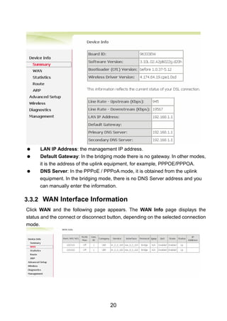 Ptcl modem (user manual) | PDF
