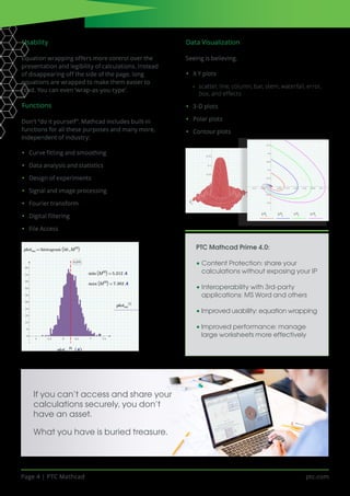 Ptc mathcad prime 4.0 brochure | PDF