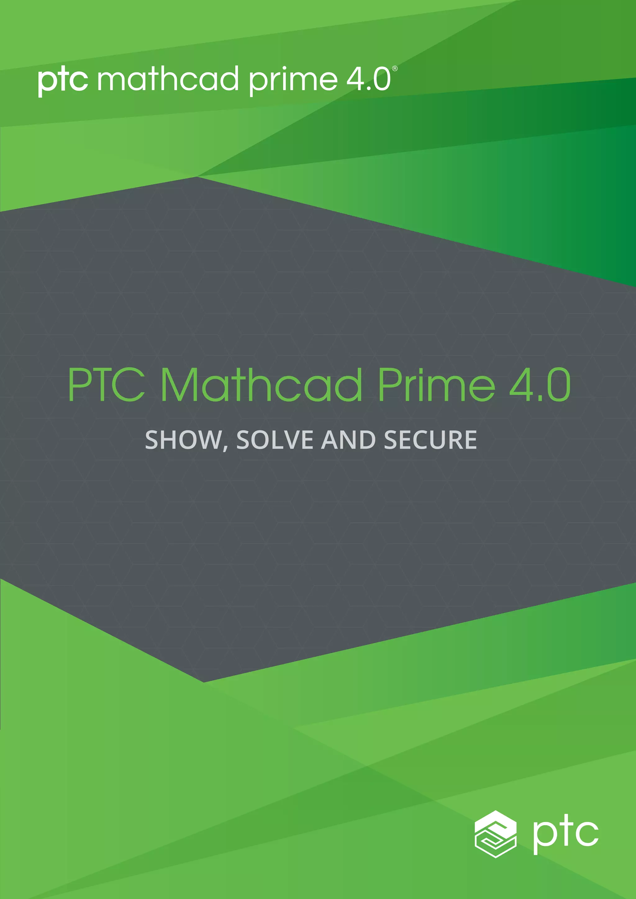 Ptc mathcad prime 4.0 brochure | PDF | Desktop Publishing | Computer ...