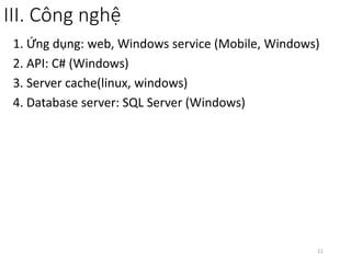 Tổng quan về hệ thống Xử lý dữ liệu user-info | PPT