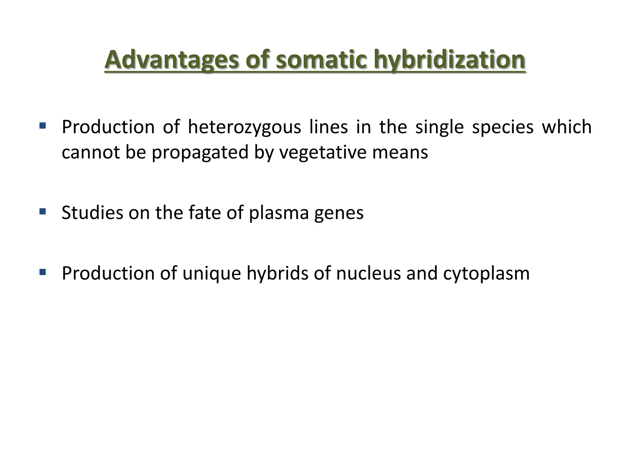 somatic hybridization | PPTX