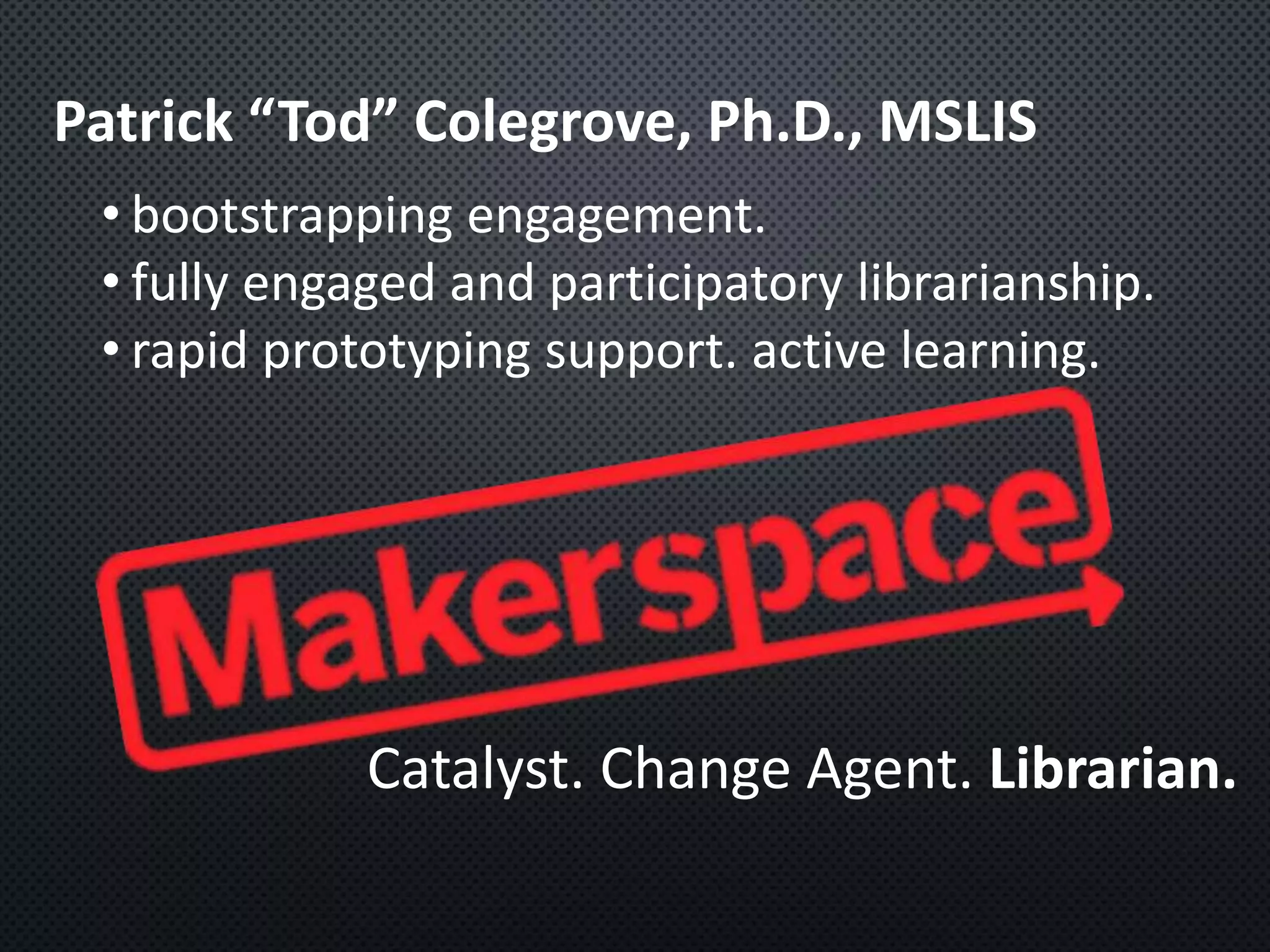 Makerspace and the Library: Active Learning, Innovation, and Design ...