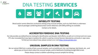 PTC Laboratories (Thailand) DNA Introduction Presentation (English) | PPT