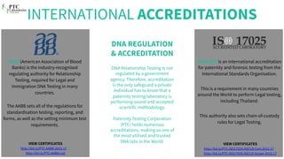 PTC Laboratories (Thailand) DNA Introduction Presentation (English) | PPT