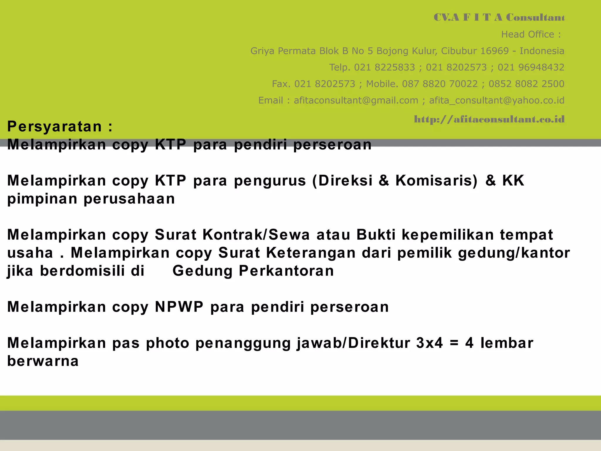 PENDIRIAN PT | PPT
