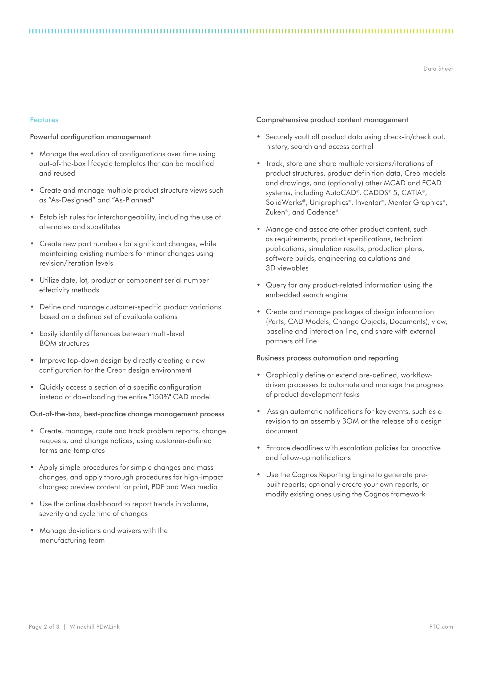 PTC Windchill PDMLink Data Sheet – Streamlining Product Data Management.pdf