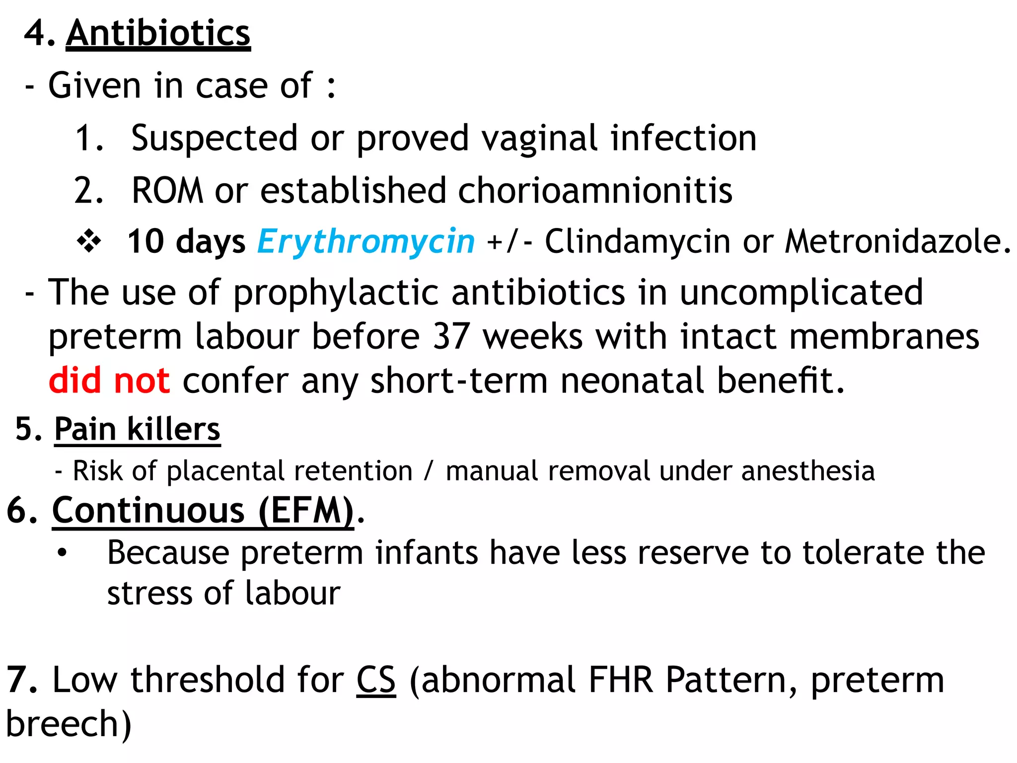 Preterm delivery : Preterm labour and PPROM | PPTX