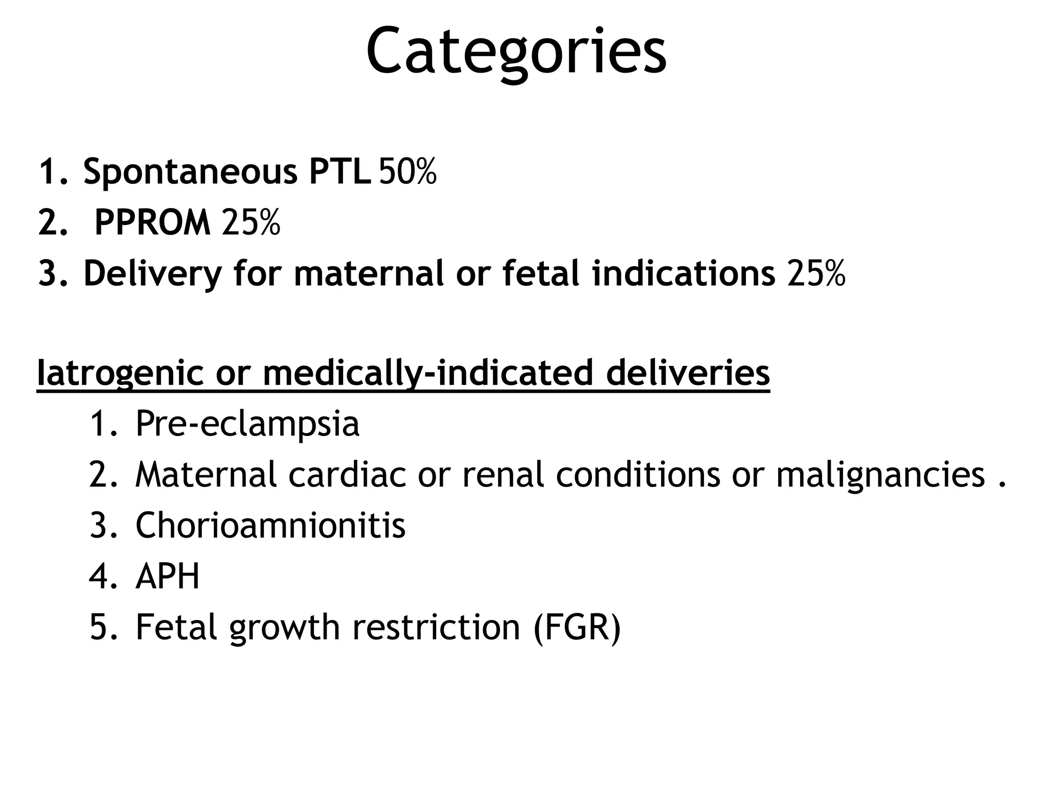 Preterm delivery : Preterm labour and PPROM | PPTX