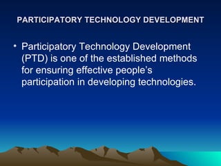 Ptd Guidelines | PPT
