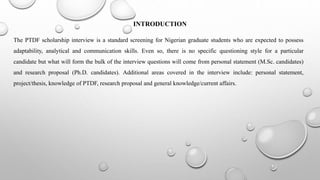PTDF Interview Prep.pptx