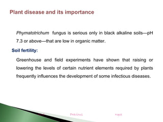 principle of disease(caused by pathogen) control & management | PPT
