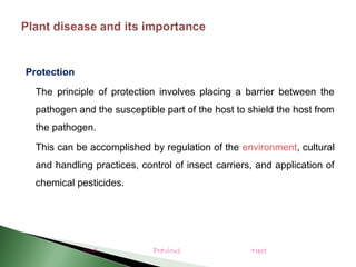 principle of disease(caused by pathogen) control & management | PPT
