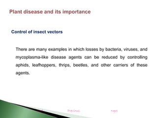 principle of disease(caused by pathogen) control & management | PPT