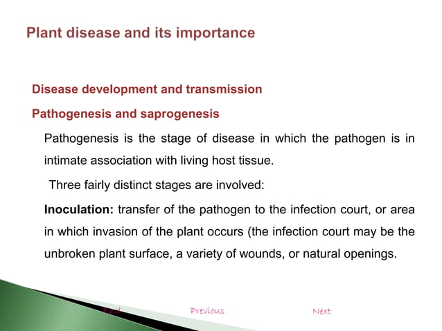 principle of disease(caused by pathogen) control & management | PPT