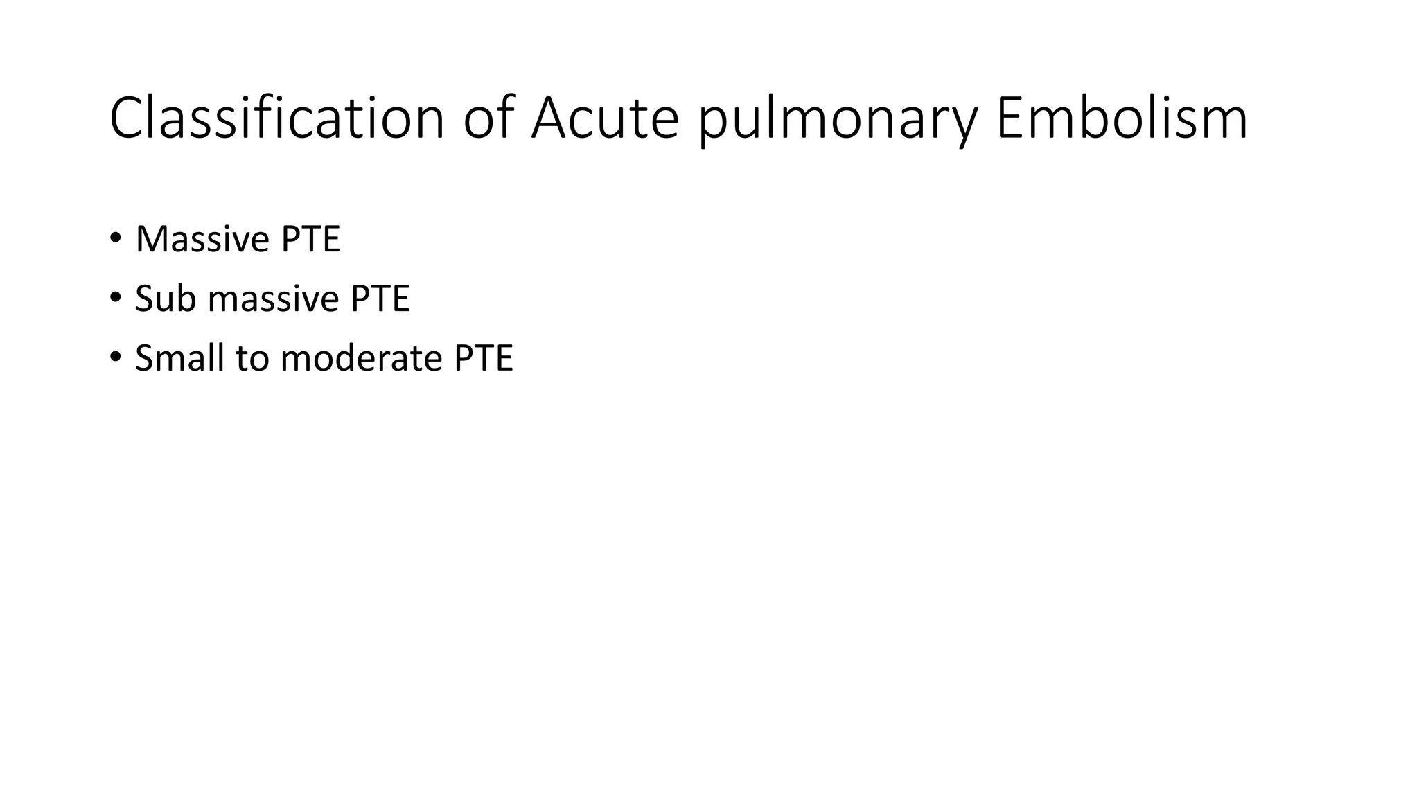 Pulmonary thromboembolism | PPTX