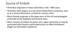 Pulmonary thromboembolism | PPTX