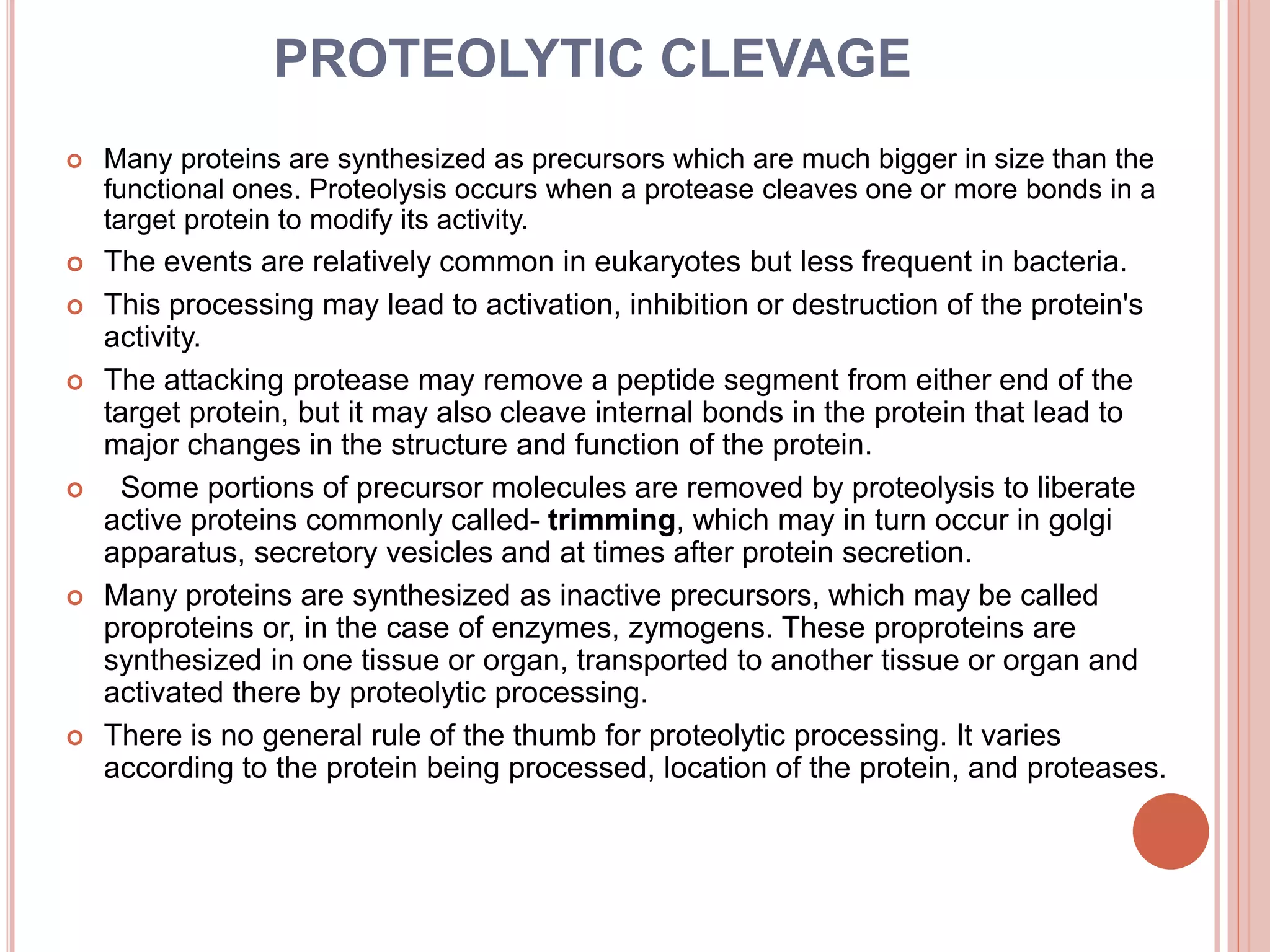 Post translational modifications | PPTX