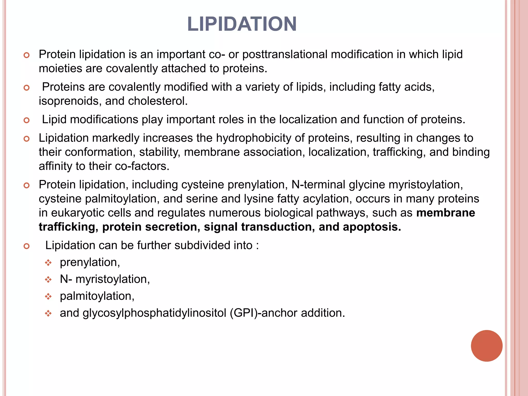 Post translational modifications | PPTX
