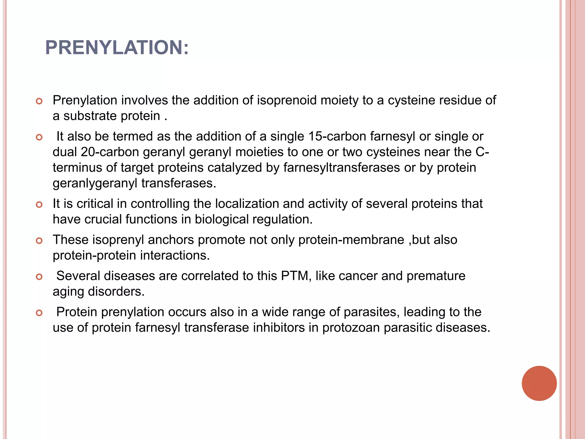 Post translational modifications | PPTX