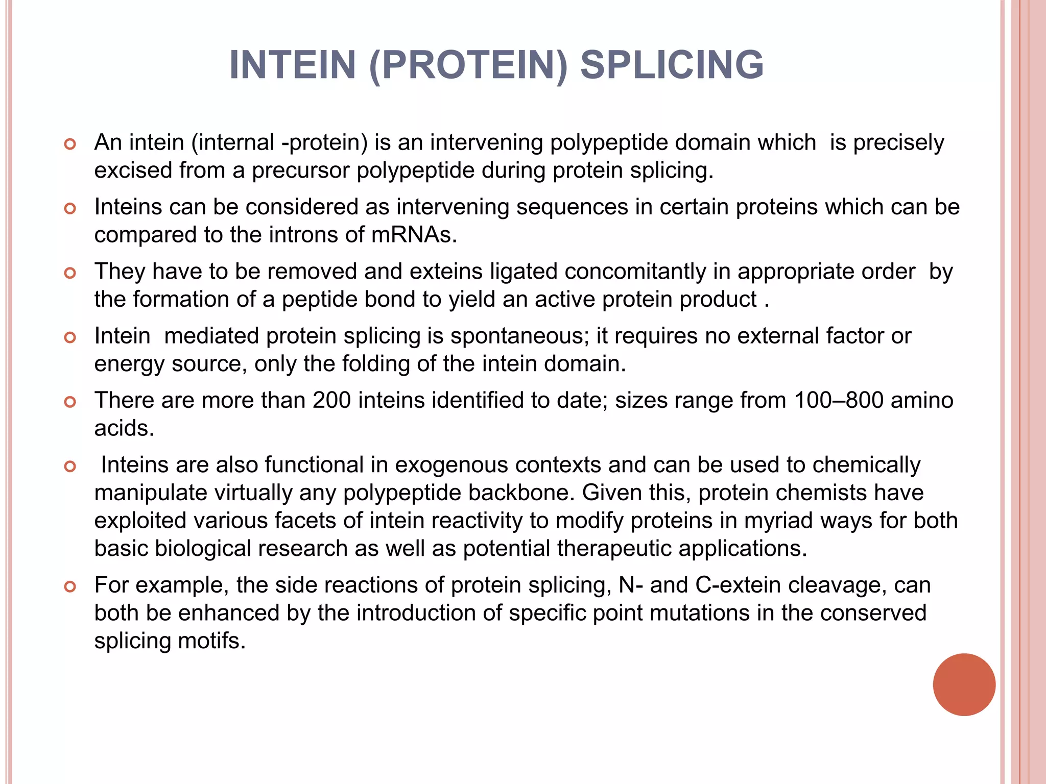 Post translational modifications | PPTX