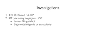Pulmonary Thromboembolism explained in detail | PPTX