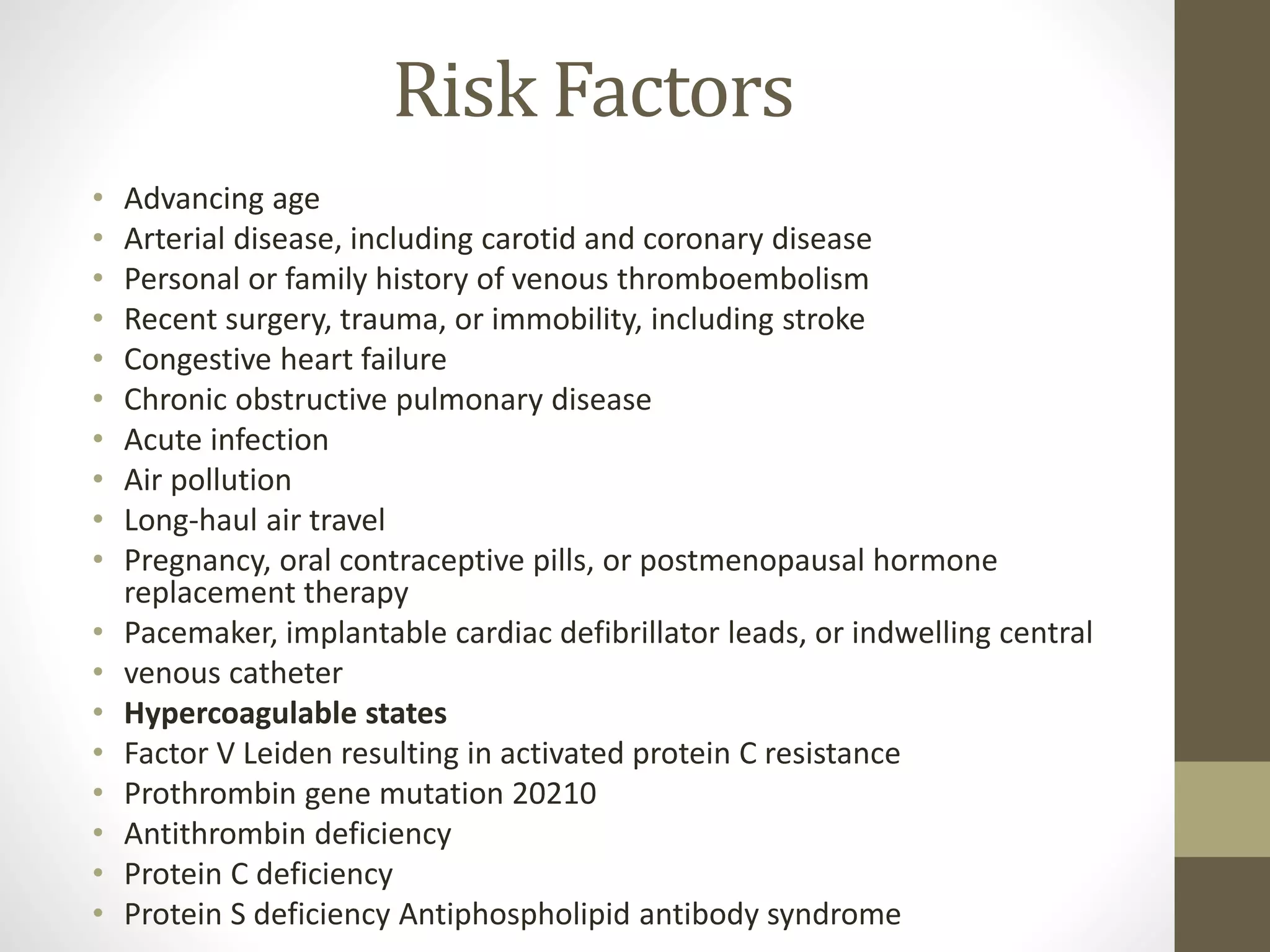 Management of Venous Thromboembolism | PPTX