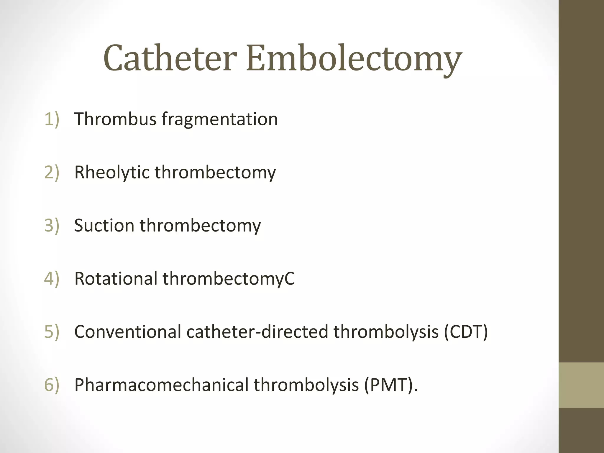 Management of Venous Thromboembolism | PPTX