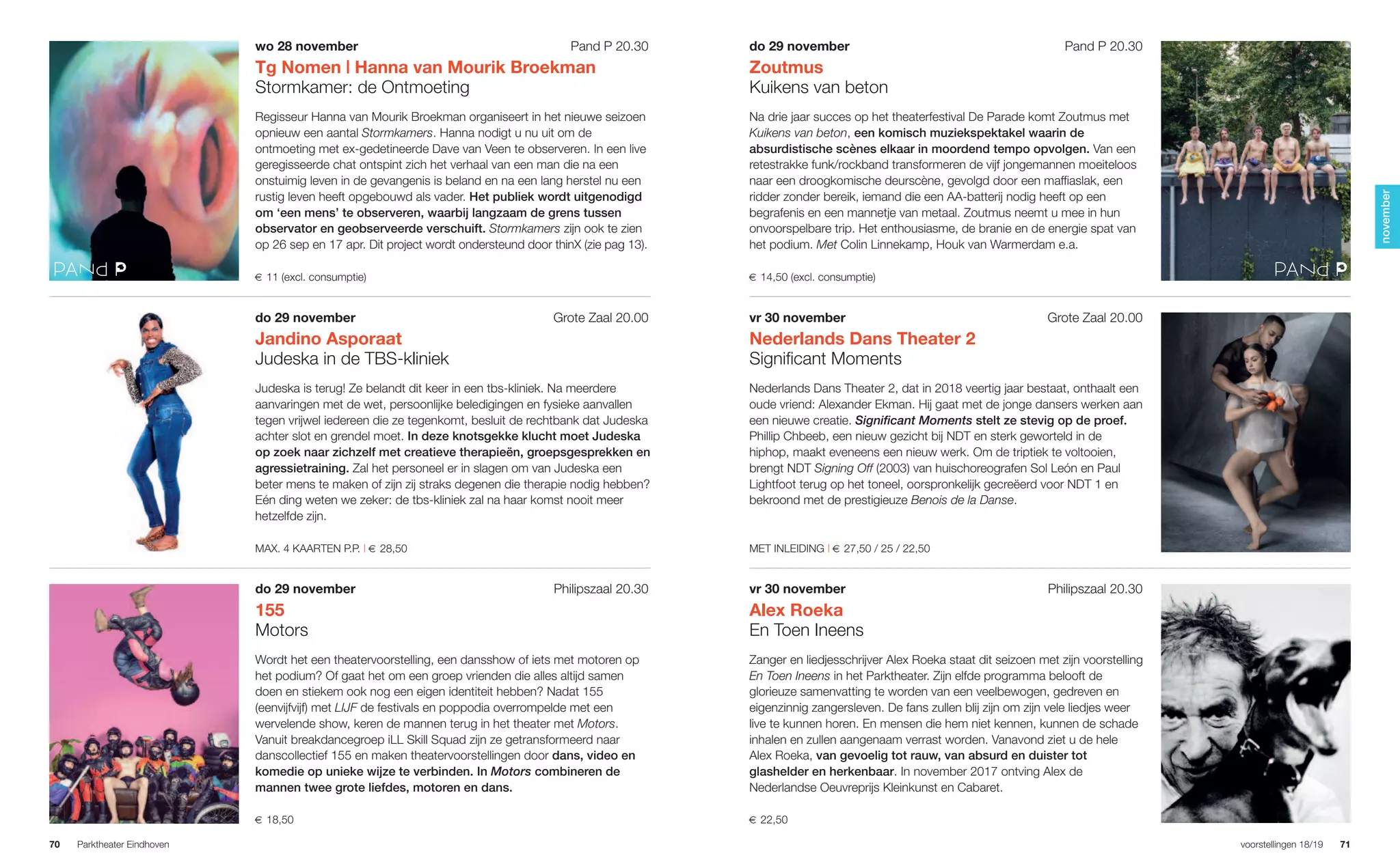 Parktheater Brochure 2018-2019 | PDF