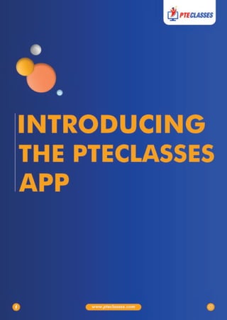 PTE Classes Business Porfile for PTE visiting promotion | PDF