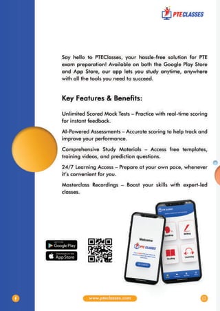 PTE Classes Business Porfile for PTE visiting promotion | PDF