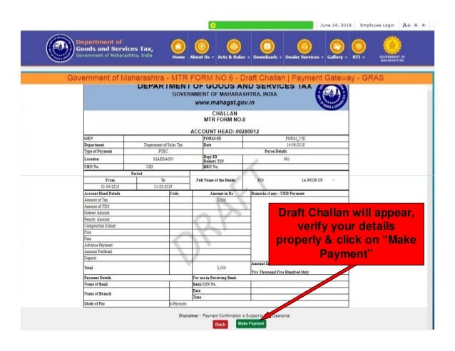 Online Payment of Profession Tax (PTEC)
